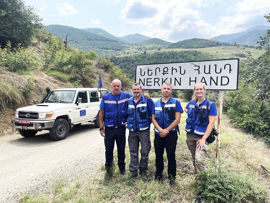 EU Mission carries out patrol in Nerkin Hand